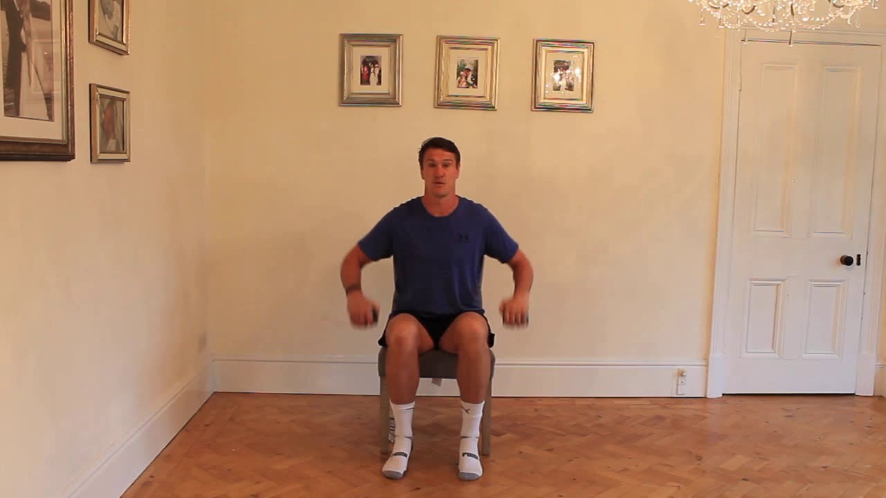 seated exercises for beginners and gentle - YouTube