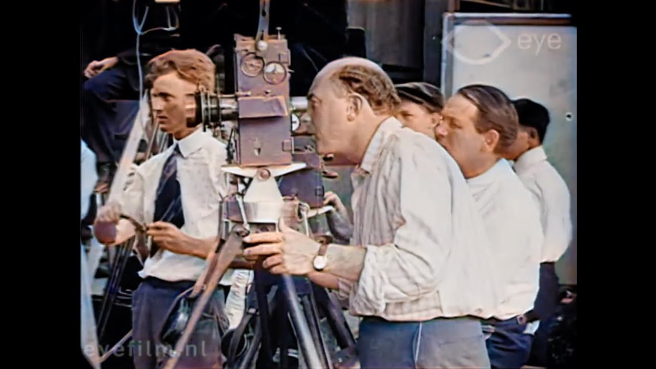 1919 - Making of Films in Hollywood, California [Colorized by AI] - YouTube