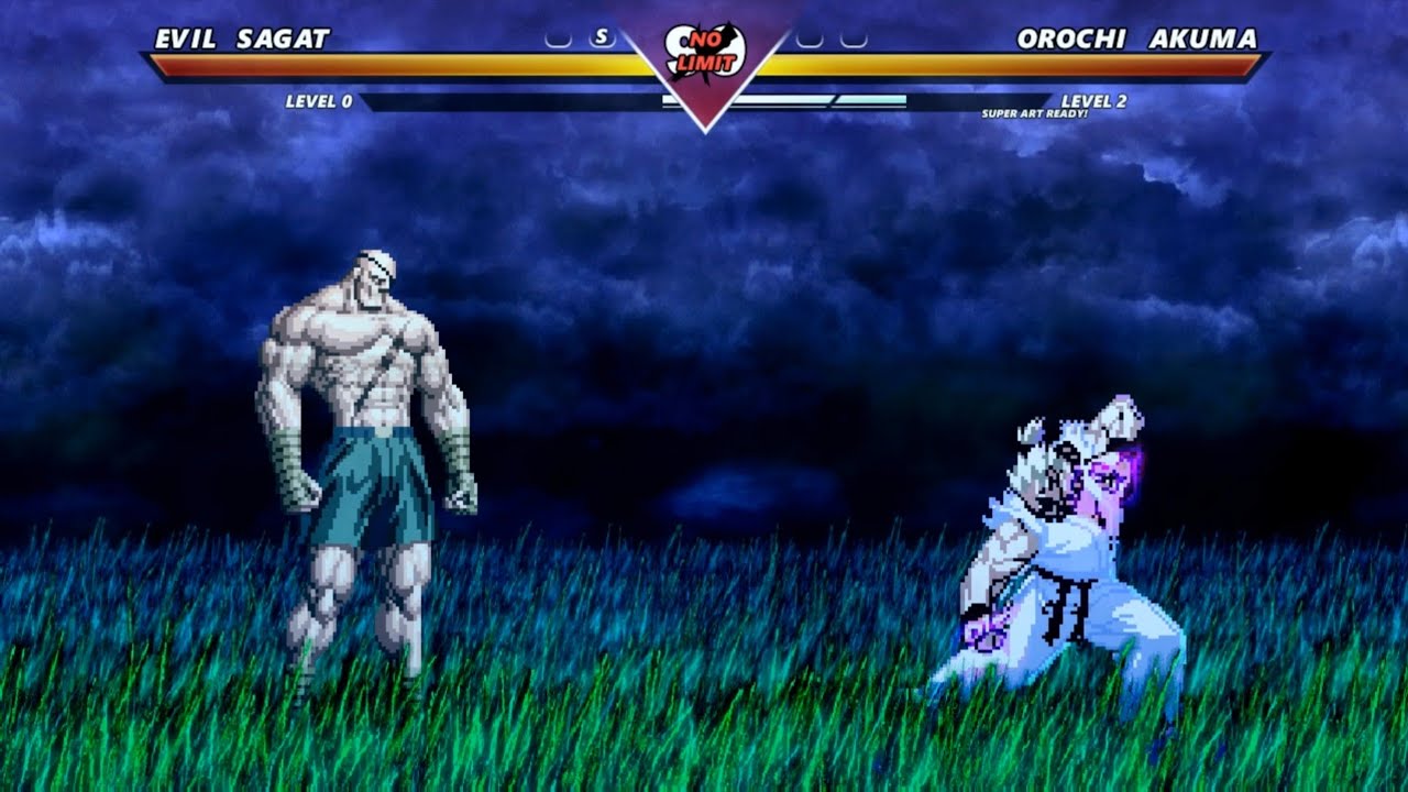 EVIL SAGAT vs OROCHI AKUMA - The most epic fight ever made 🔥 - YouTube