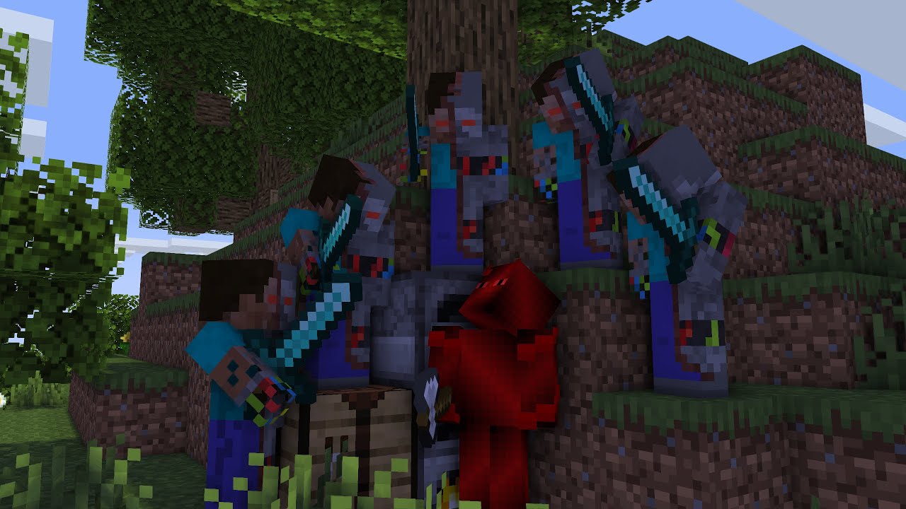 Minecraft Speedrunner VS 5 AI Hunters FINALE - YouTube