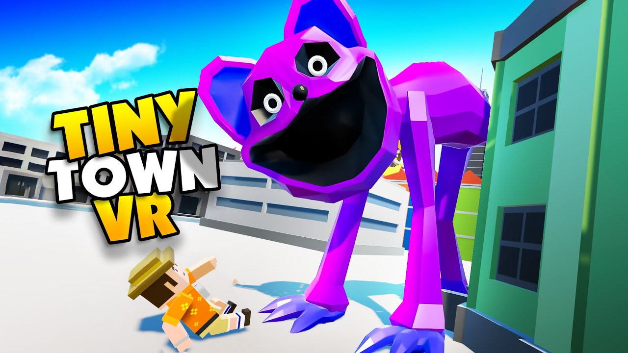 CATNAP Escapes From the Toy Factory! - Tiny Town VR - YouTube