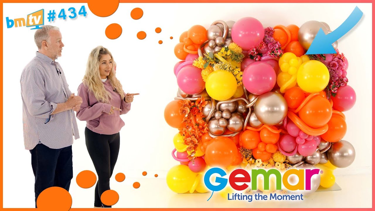 Building a Stylish Organic Balloon Wall with Blow it with Bex & Gemar ...
