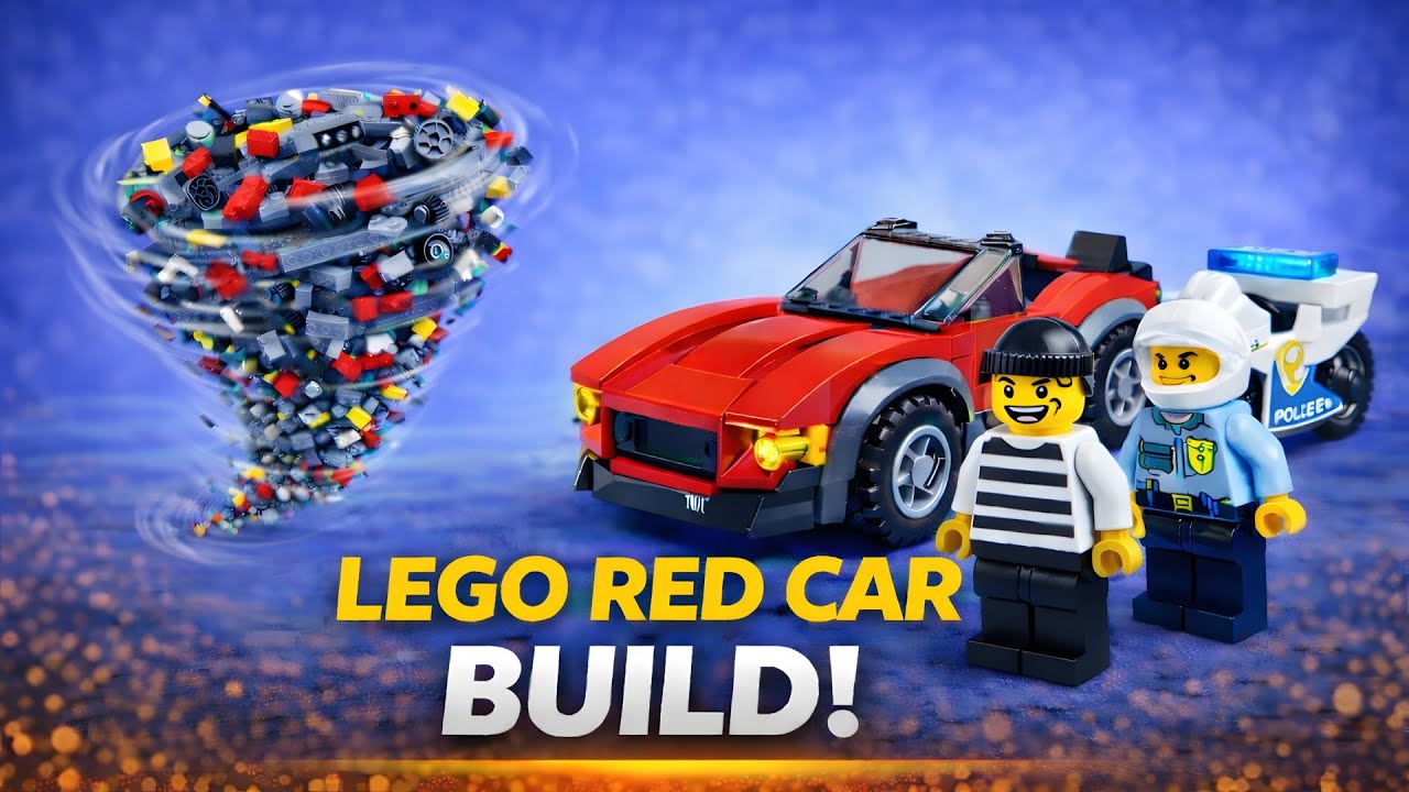 Lego Red Car - Lego 60392 (Lego Stop Motion - LEGUSIUS) - YouTube