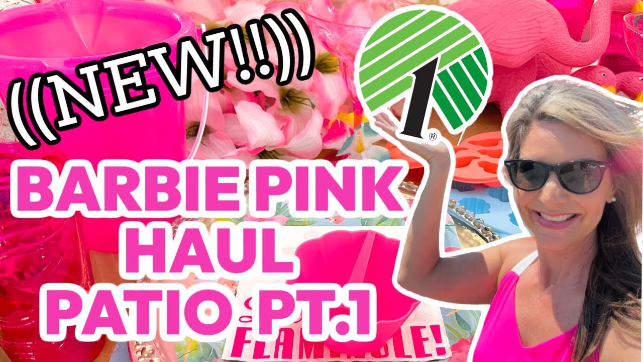 🌸💖(NEW!!!)) AWESOME DOLLAR TREE FINDS BARBIE PINK HAUL VLOG 🌸💖PATIO Pt ...