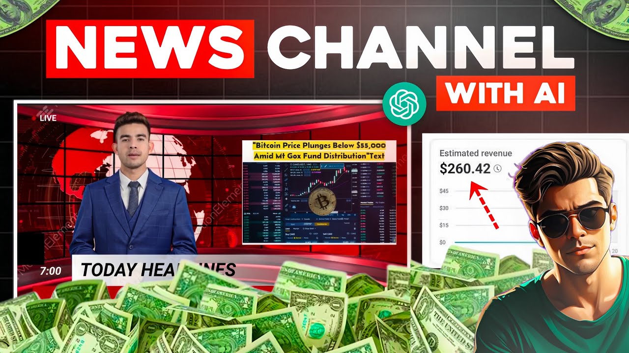 AI News Channel | how to make ai news channel | AI Video Generator ...