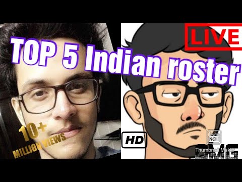 TOP 5 rosting channel in India || best roster in India || 2021 - YouTube