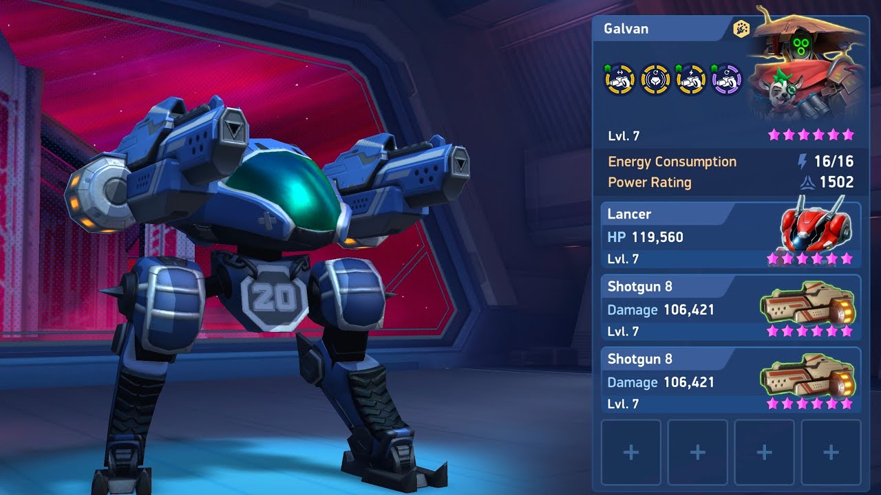 Lancer Shotgun 8 - Mech Arena - YouTube