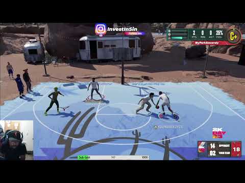 MY FIRST PARK GAMES IN NBA2K23 USING MY 6’6 PG TWO WAY 3PT SHOT CREATOR! #nba2k23 #nba2k23gameplay