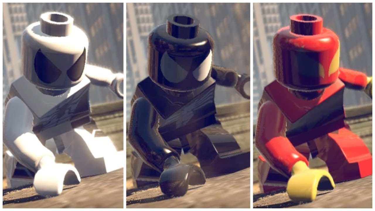 All Spider-Men in LEGO Marvel Superheroes cutscene + Mods - YouTube