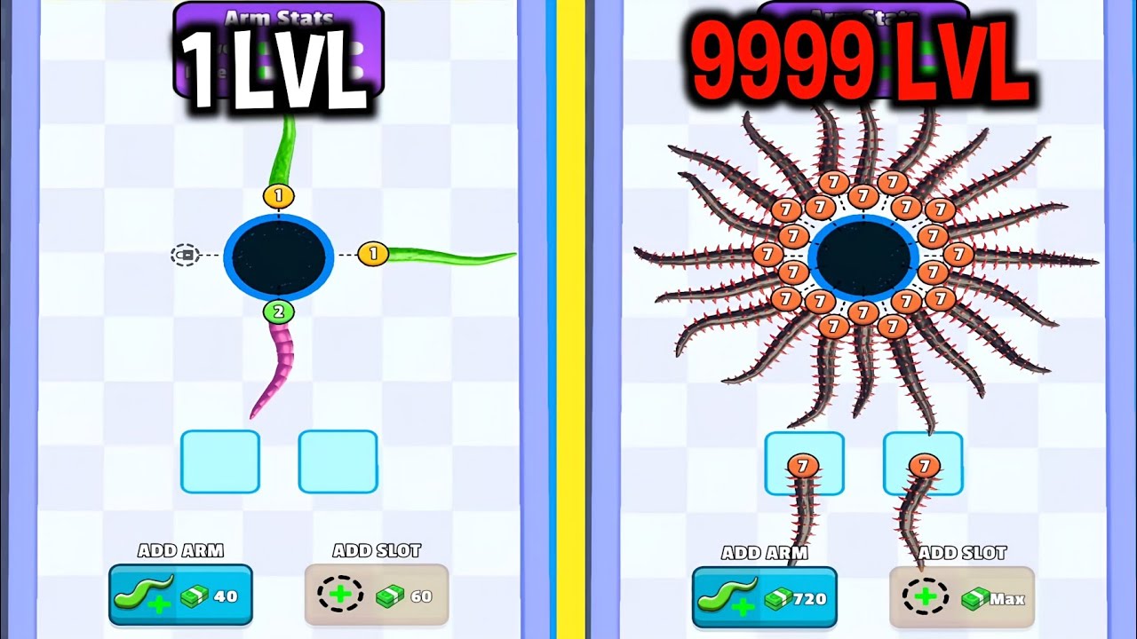MAX LEVEL in Alien Hole Gameplay - YouTube