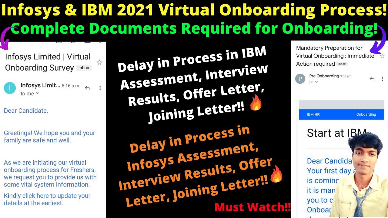🔴Infosys & IBM 2021 Virtual Complete Onboarding Process! All Imp ...