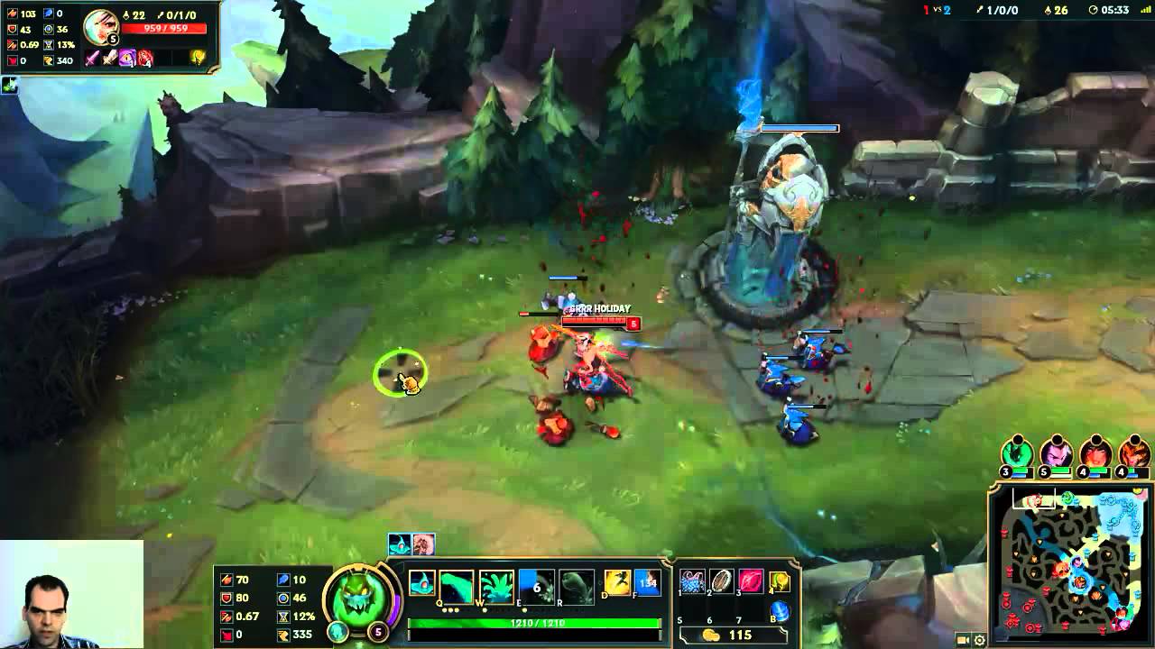zac vs riven top lane with commentary - YouTube