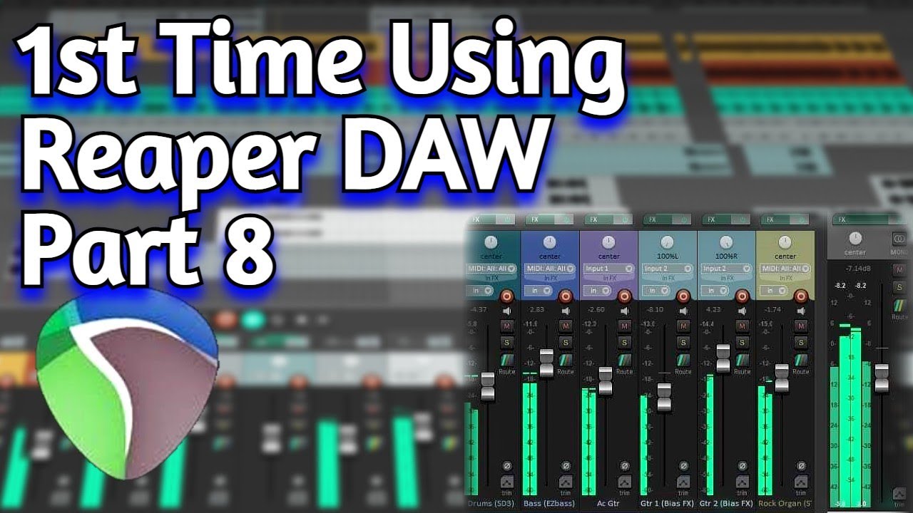 REAPER Daw Tutorial For Beginners - Making Music w/ FREE Vsts - Volume ...