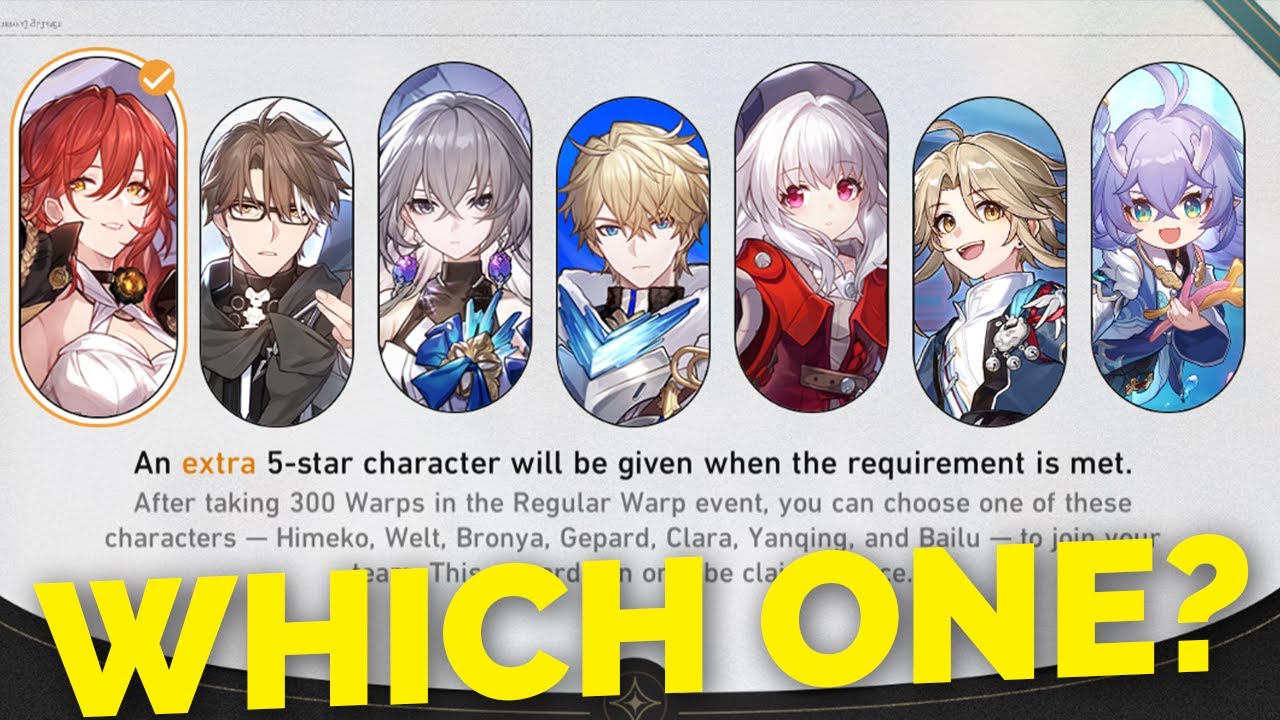 Which FREE 5 Star Unit To Choose? [Honkai: Star Rail] - YouTube