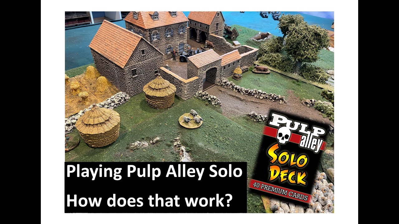 Solo Gaming with Pulp Alley - YouTube