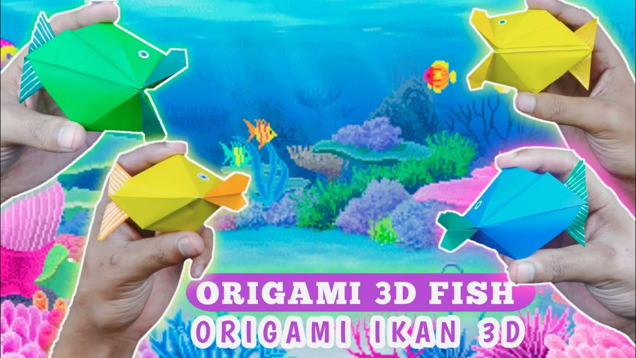 Origami 3D Fish/Talking Fish - How to fold | origami animal - YouTube