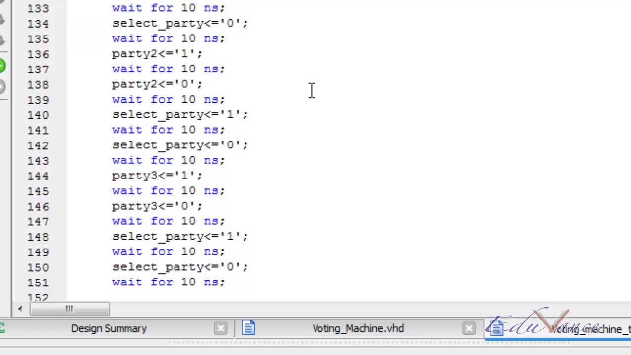 Vhdl Lecture 22 Lab 7 Voting Machine Simulation Youtube