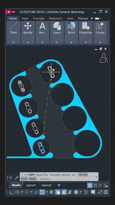 Dynamic Blocks - AutoCAD Tutorials #architecture #autocad #design - YouTube