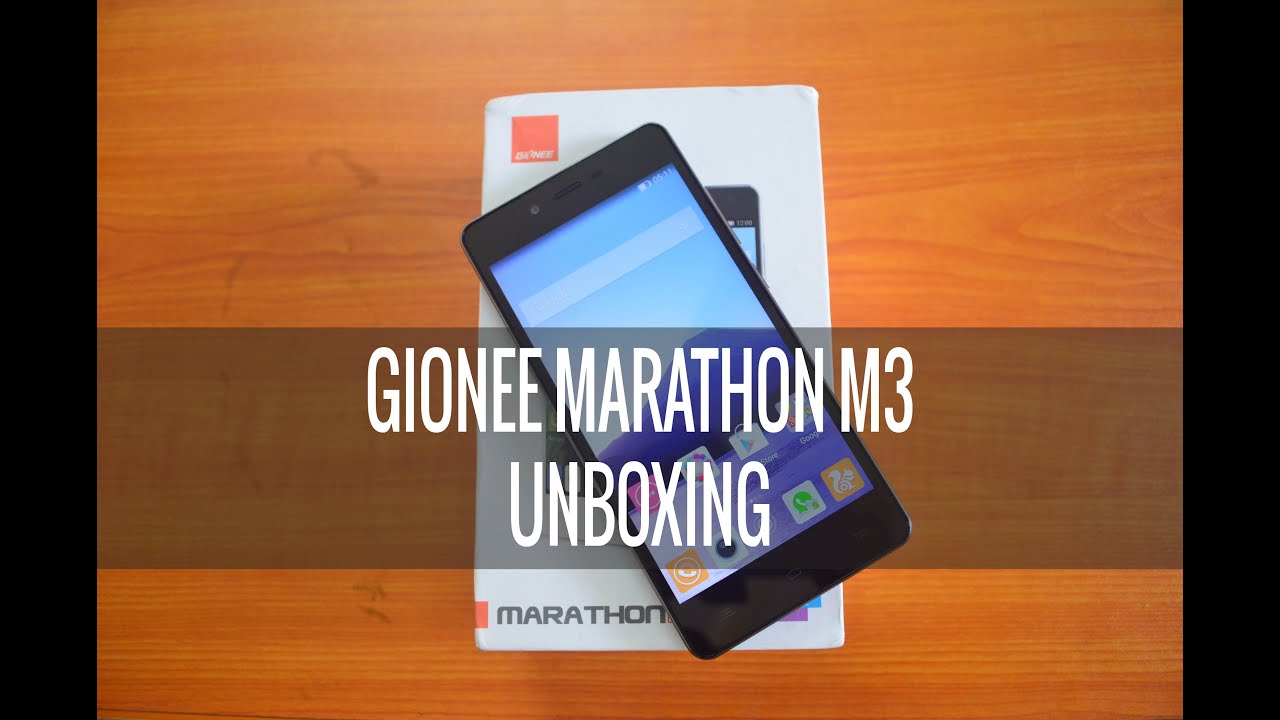 Gionee Marathon M3 Unboxing - YouTube
