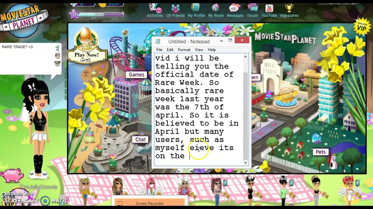 Rare Week Date MSP - YouTube