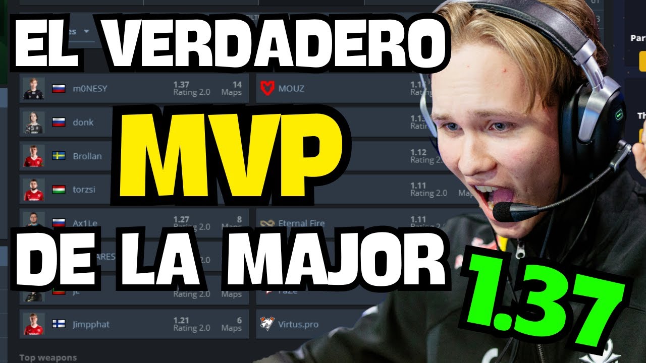 ESTE ES EL VERDADERO MVP DE LA MAJOR DE CS2🚀DEMO REVIEW DE M0NESY AL ...