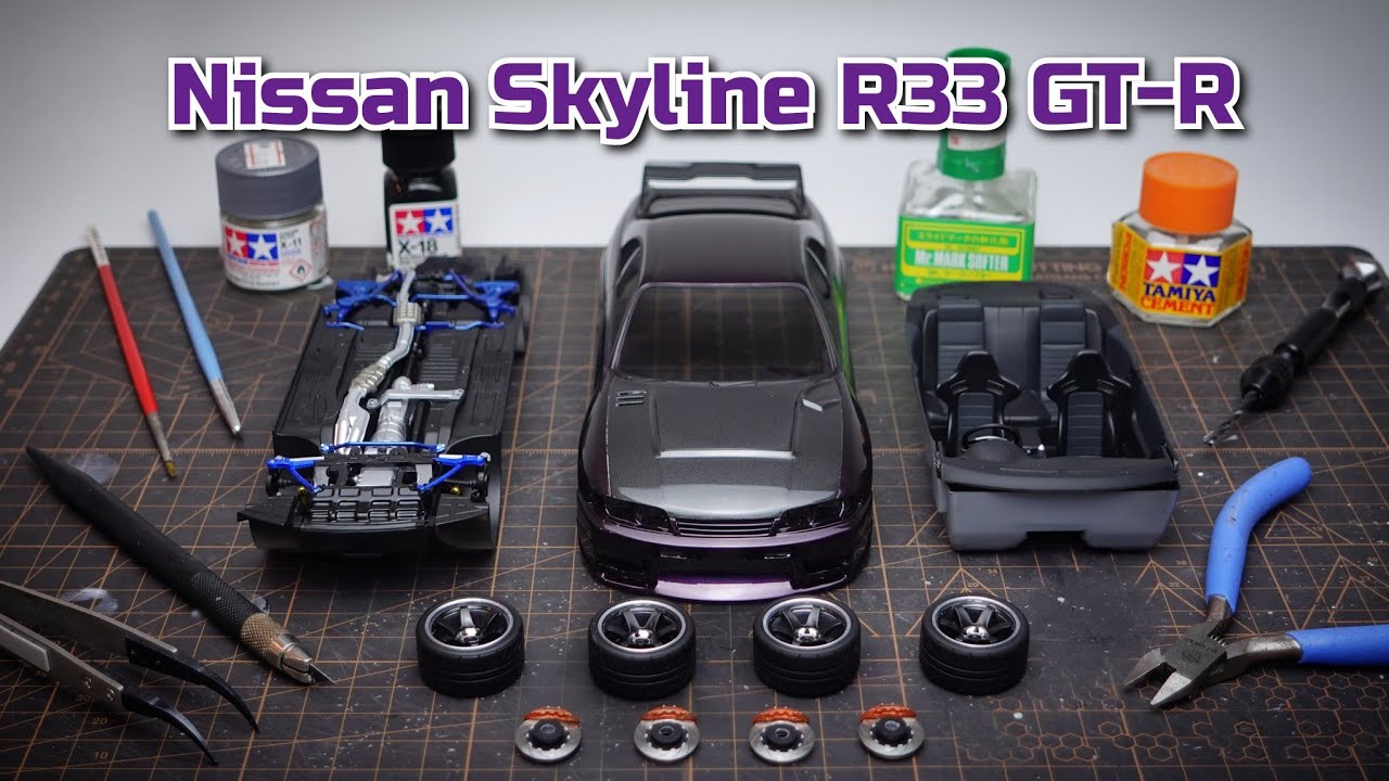 Building A Replica Model Nissan Skyline GT-R R33, Part 3 Interior and ...