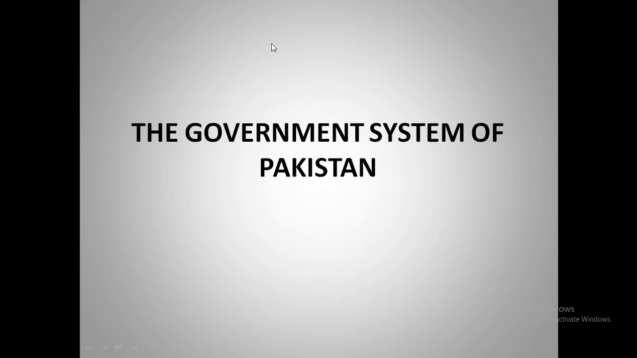 The Government System of Pakistan - YouTube