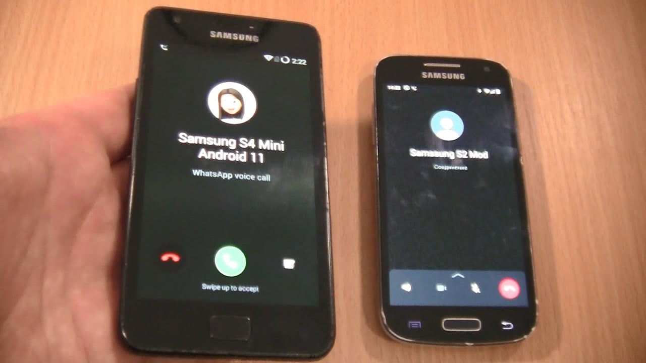 Whatsapp Incoming And Outgoing Call At The Same Time Samsung S4 Mini