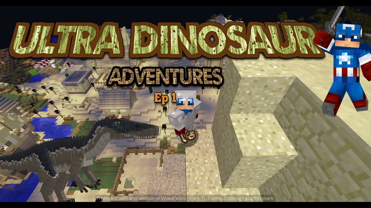 Fossils and Archeology Minecraft! Ep 1 (LETS FIND DINOSAURS!!) - YouTube