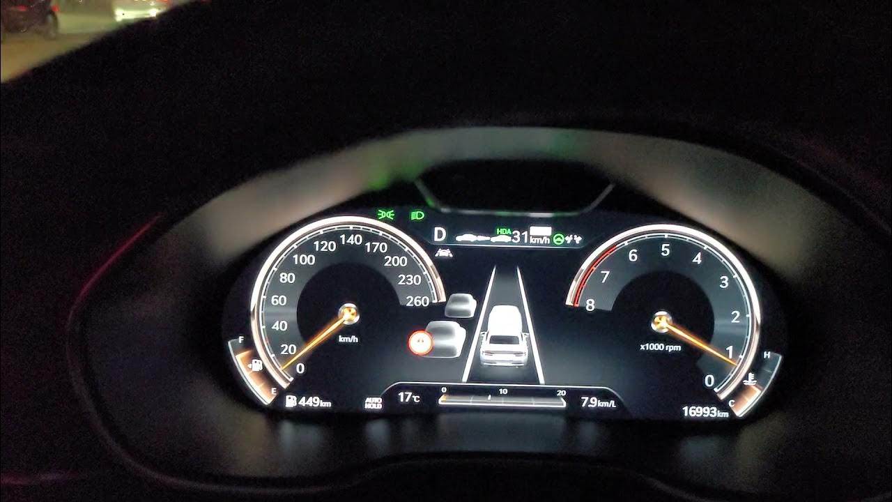 올뉴 제네시스g80 RG3 HDA2 고속도로 운전자 주행보조시스템 시공 - YouTube