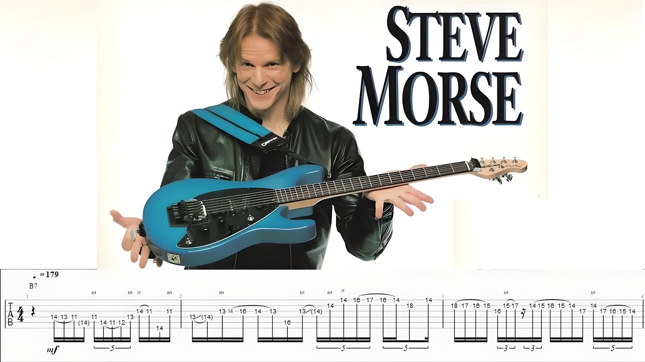 When You See STEVE MORSE's insane STRING-SKIPPING SEQUENCE, You WON'T BELIEVE IT!!! - YouTube
