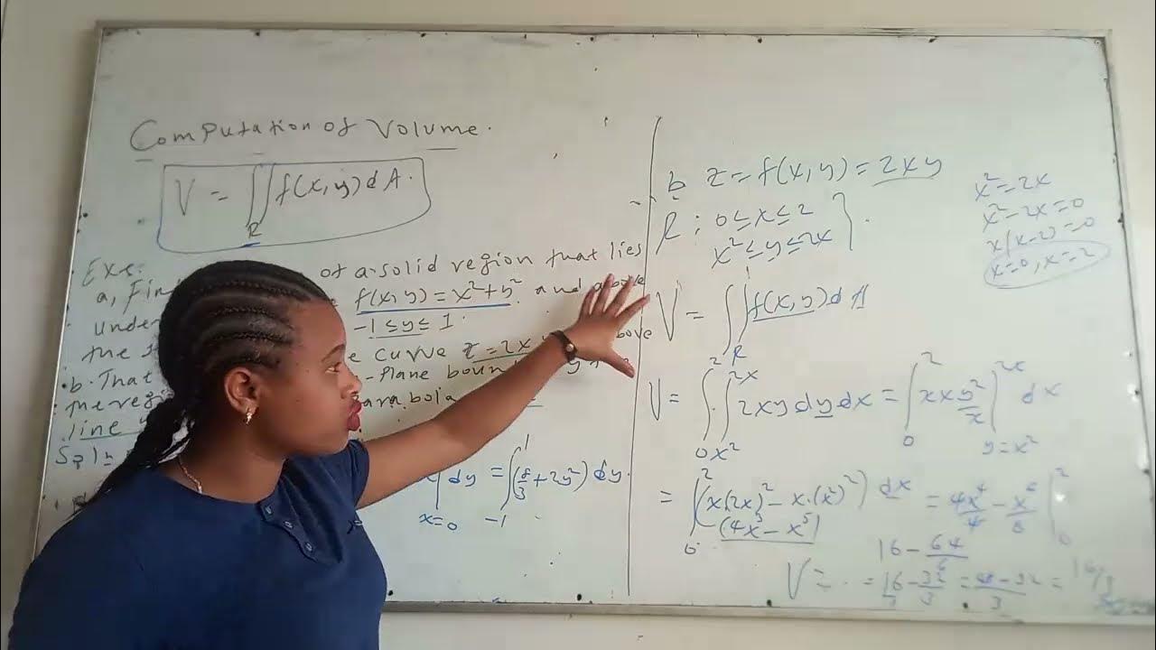 APPLIED 2 APPLICATION OF DOUBLE INTEGRAL PART 2 - YouTube