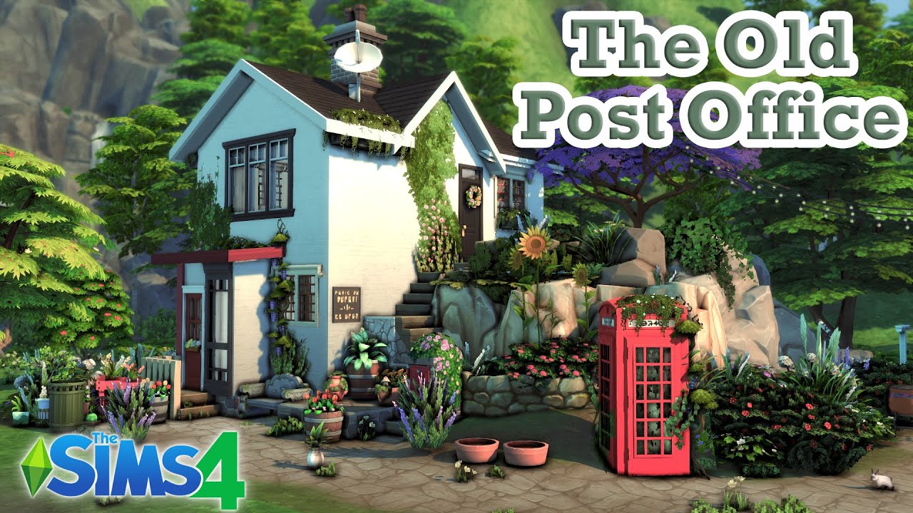 The Old Post Office || The Sims4: Speed Build || NO CC - YouTube
