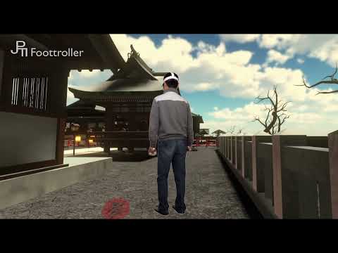 Foottroller + Oculus Quest 2 Demo VR Chat natural movement control by Feet