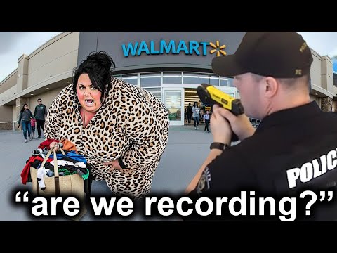 When Shoplifters Get Caught In The Act And Panic Instantly