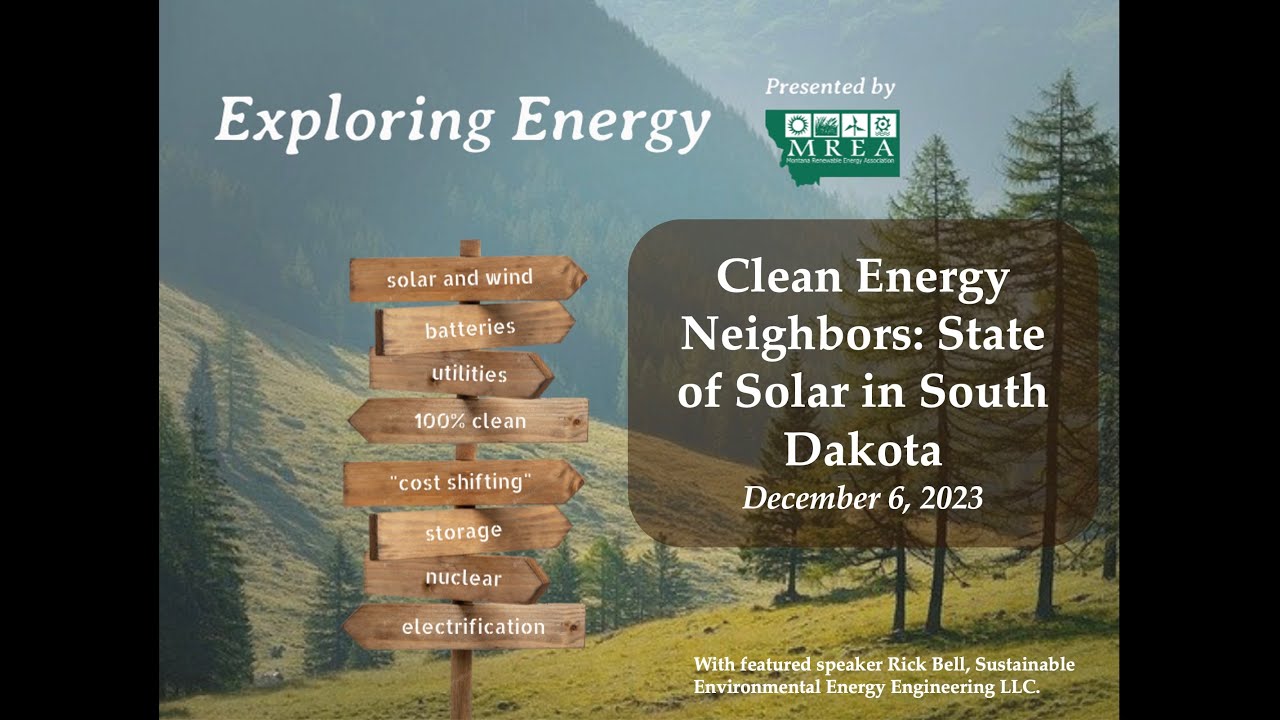 Exploring Energy - The State of Distributed Solar in South Dakota - YouTube