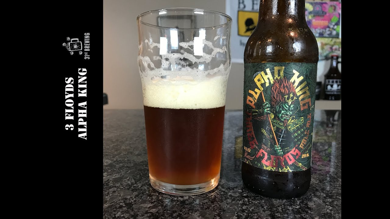 3 Floyds Brewing Alpha King Beer Review - YouTube