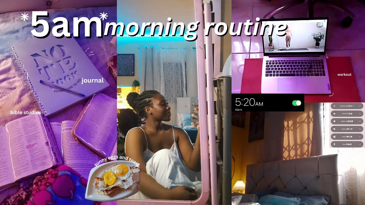 Waking Up At 5am★ Productive Morning Routine Youtube