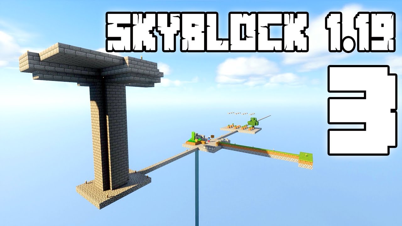 Mob Farm, Tree Farm and Water in Skyblock 1.19 (Ep. 3) - YouTube