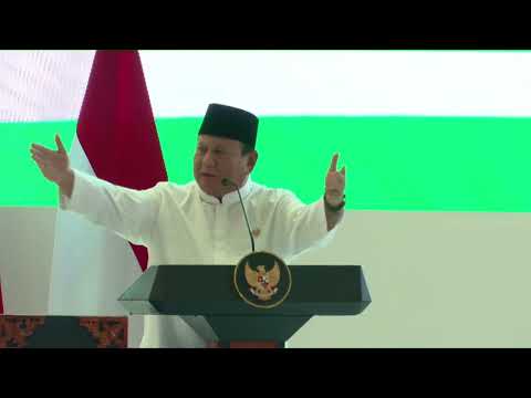 Pidato Presiden Prabowo saat Menghadiri Pengukuhan Pengurus MUI
