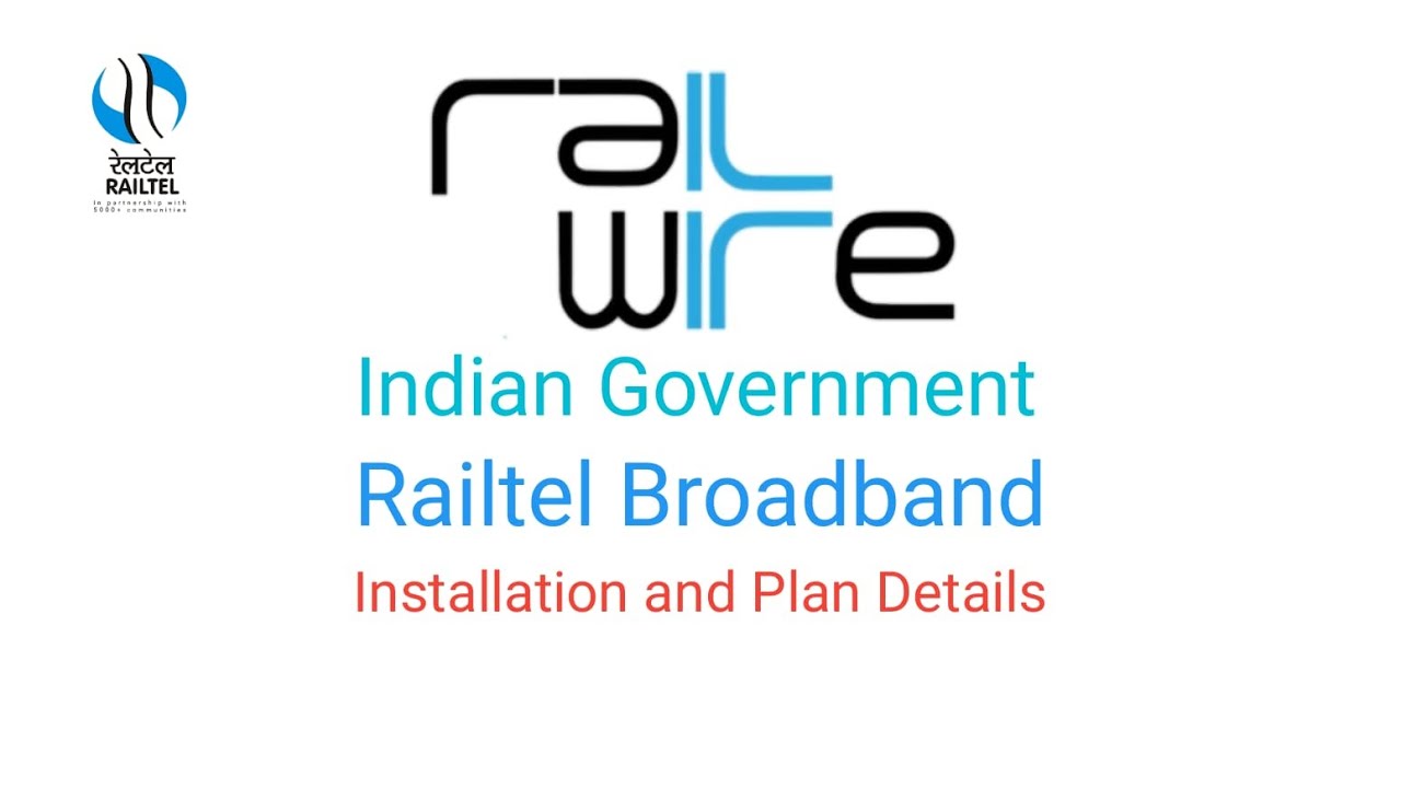 Railtel Broadband (Railwire) Installation and Plan Details. - YouTube