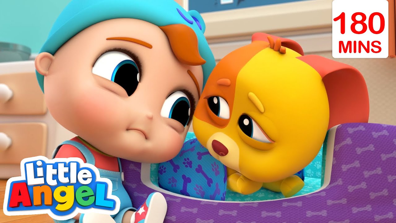 Baby John Cares For Sick Bingo | Bingo and Baby John | Little Angel ...
