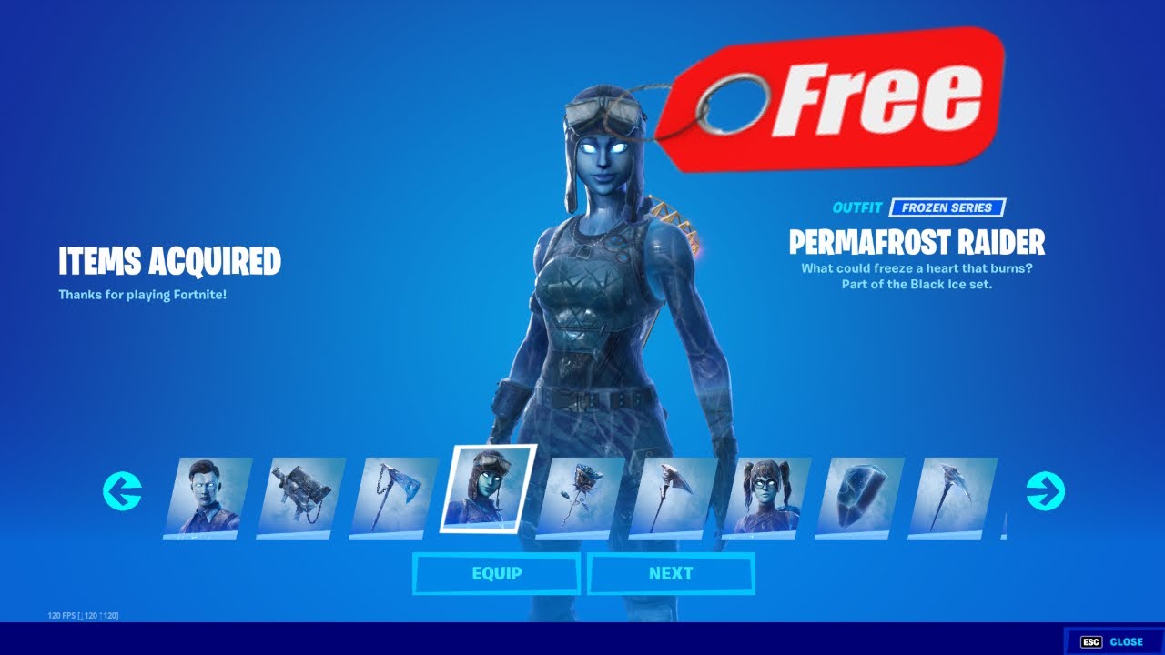 FREE Black Ice Legends Bundle in Fortnite Item Shop From oShven! - YouTube