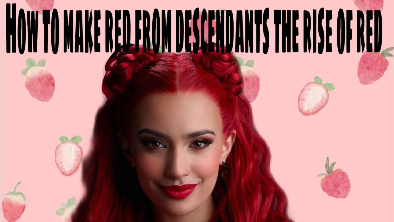 How to make red from descendants the rise of red in dress to impress ...