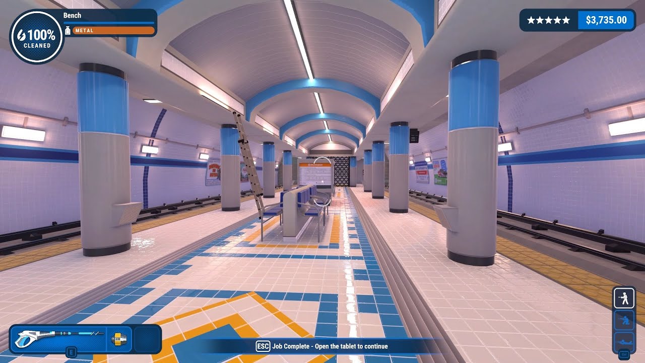 PowerWash Simulator 🧼 | 🚇 Subway platform Cleaning gameplay - YouTube