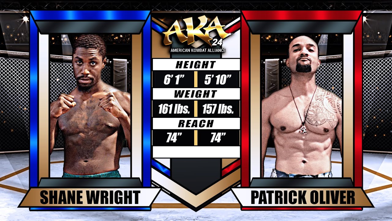 AKA 24 Fight 1 Shane Wright Vs Patrick Oliver YouTube AKA 24 Fight 1 Shane Wright Vs Patrick Oliver YouTube