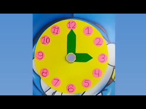 Easy clock Making Activity for Kids ⏰ | How to make clock model easy ...