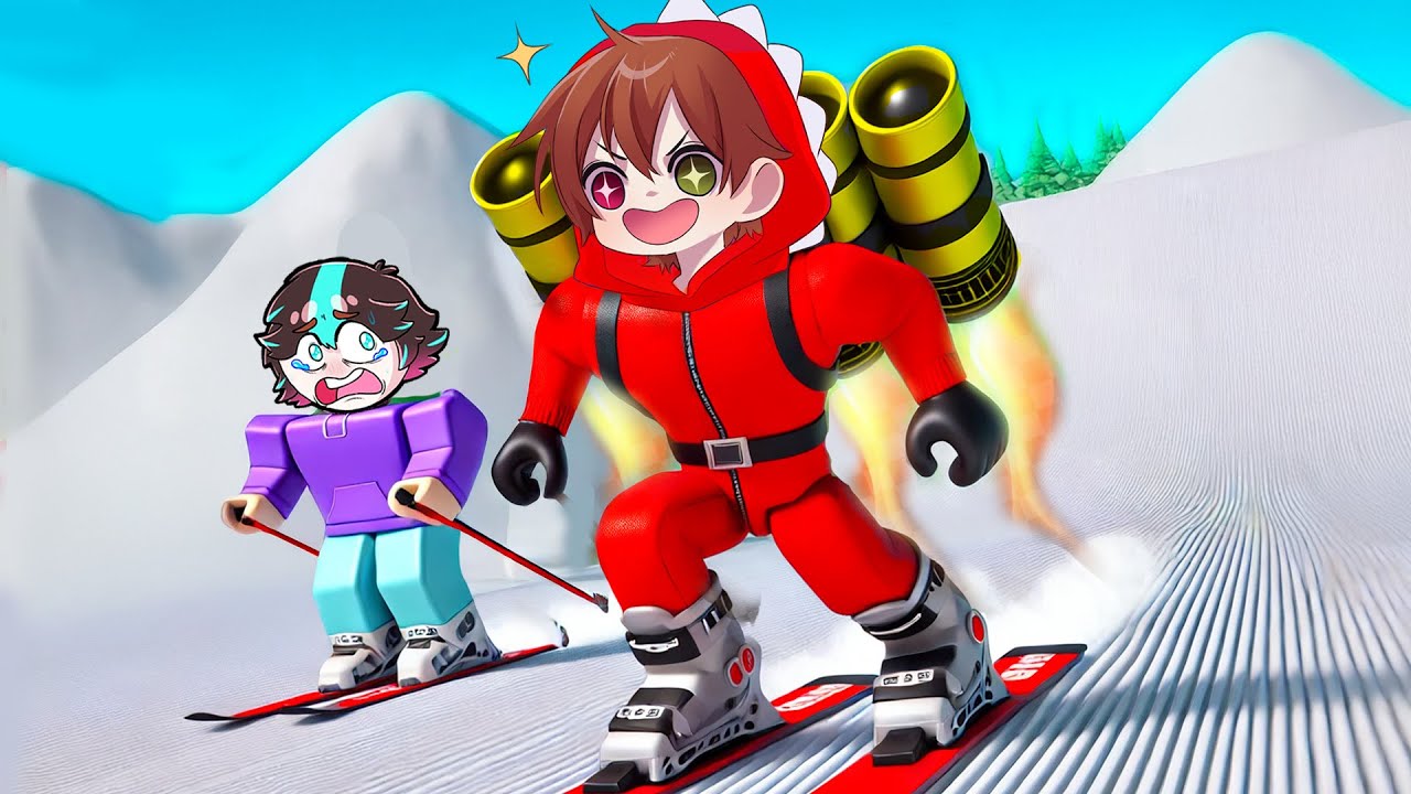 Soy el REY del SKI en Roblox ¡Le gané a Misaki! 👑🎿 - YouTube