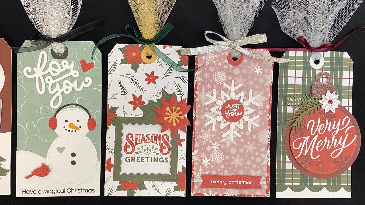 @echoparkpaper Christmas Salutations No. 2 Tag Class - YouTube