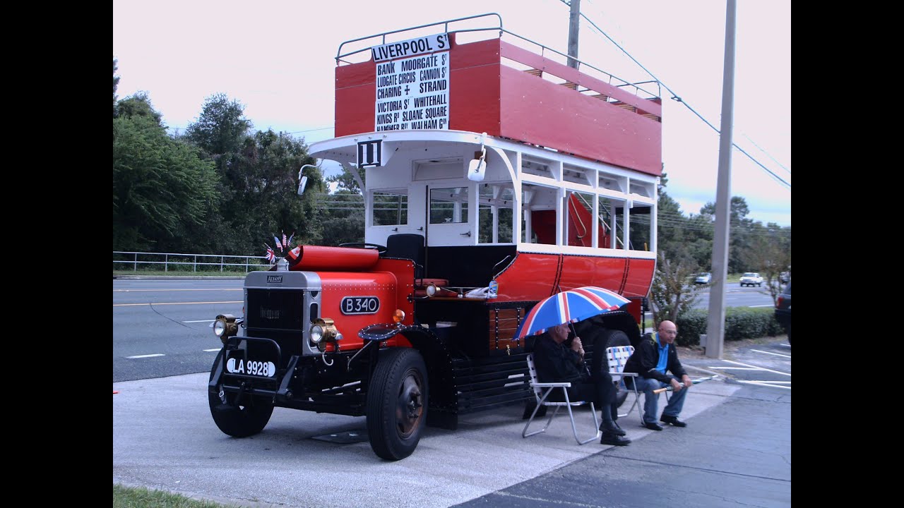 1910's London Double Decker Bus Recreation Inverness100315 - YouTube
